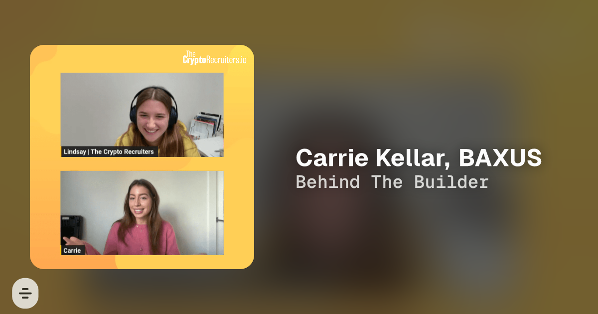 Carrie Kellar, BAXUS - Behind The Builder