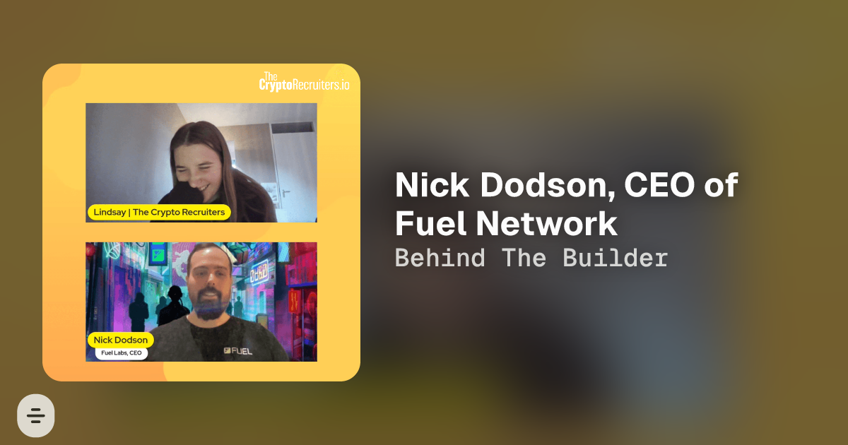 Nick Dodson, CEO of Fuel Network - Behind The Builder