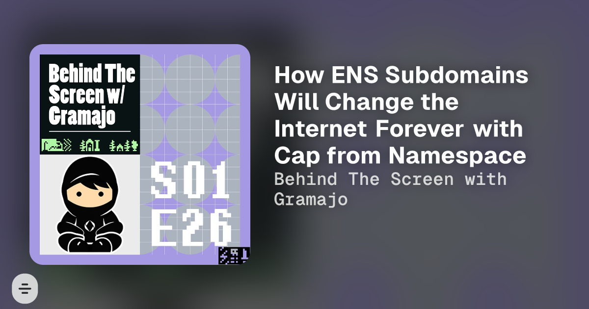 How ENS Subdomains Will Change the Internet Forever with Cap from ...