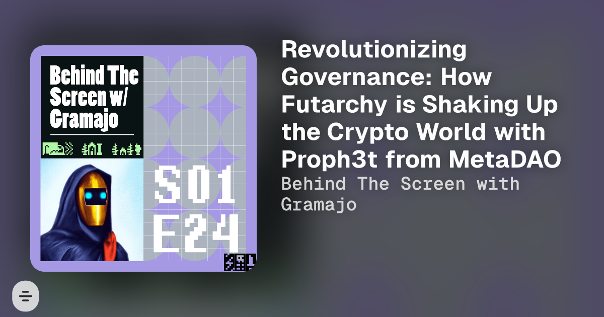 Revolutionizing Governance: How Futarchy is Shaking Up the Crypto World with Proph3t from ...