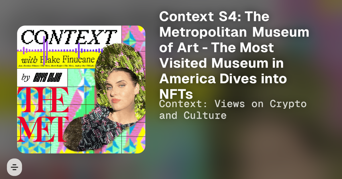 Context S4: The Metropolitan Museum of Art - The Most Visited Museum in ...