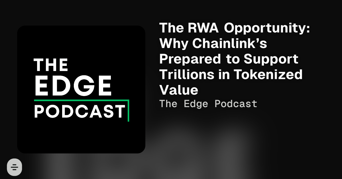 The RWA Opportunity: Why Chainlink’s Prepared to Support Trillions in ...