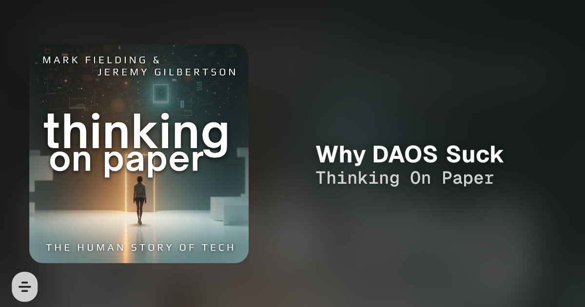 KEVIN KELLY: AI, DAOs, Consciousness and AWE - Thinking On Paper