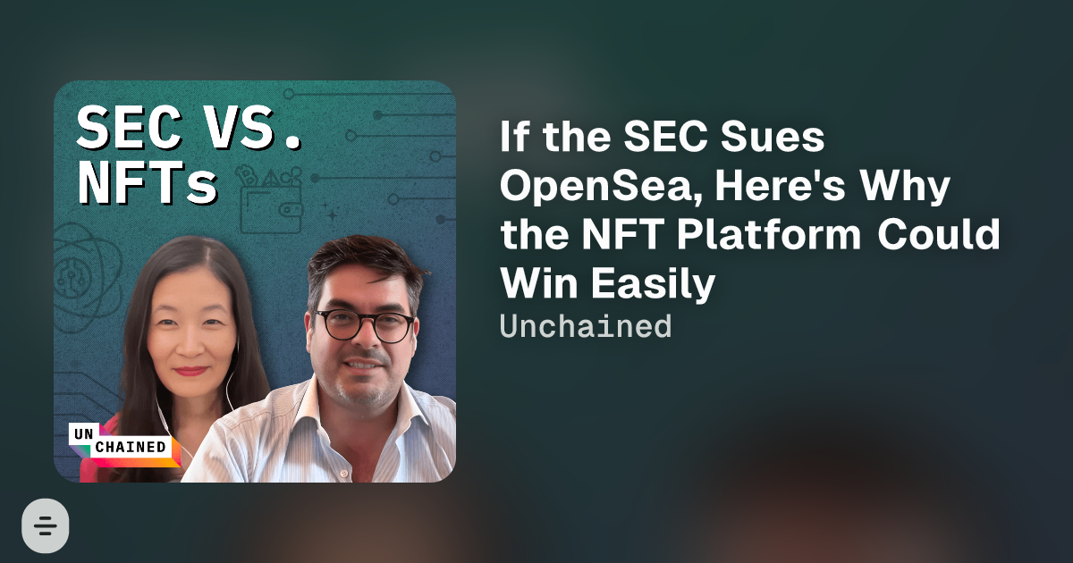If the SEC Sues OpenSea, Here's Why the NFT Platform Could Win Easily ...